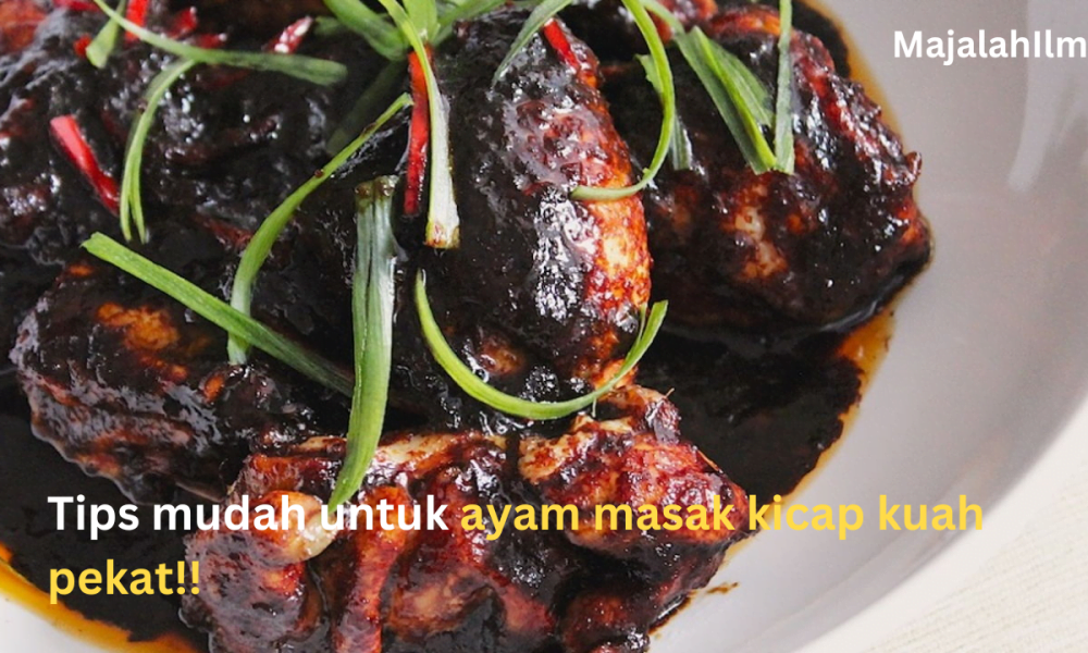 Cara Mudah Masak Ayam Masak Kicap Pedas dengan Kuah Pekat - Majalah Ilmu
